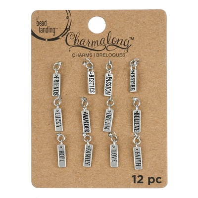 Charmalong™ Inspirational Word Charms by Bead Landing™ | Michaels