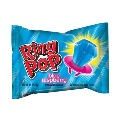 Ring Pop® Blue Raspberry Hard Lollipop Candy | Michaels