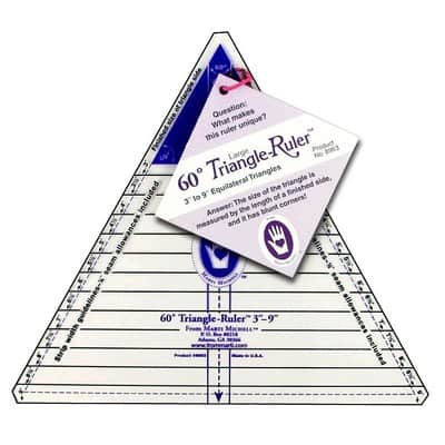 Marti Michell Ruler 60° Triangle Ruler, 3"-9" | Michaels