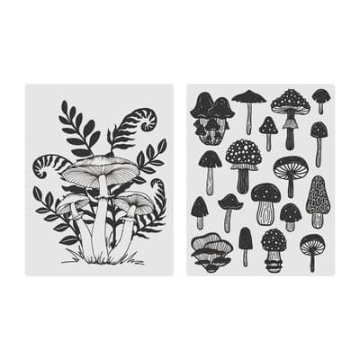 Mushroom Embossing Folders Set by Recollections™ | Michaels