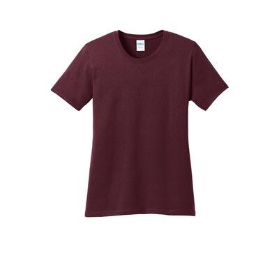 Port & Company® Colors Core Cotton Ladies T-Shirt, Size: Small, Color ...