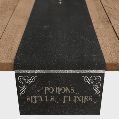 Potions Spells 2 16" x 90" Poly Twill Table Runner | Michaels