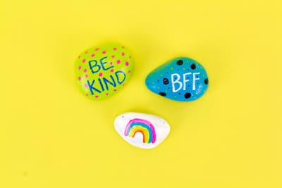 Painted Friendship Rocks | Projects | Michaels