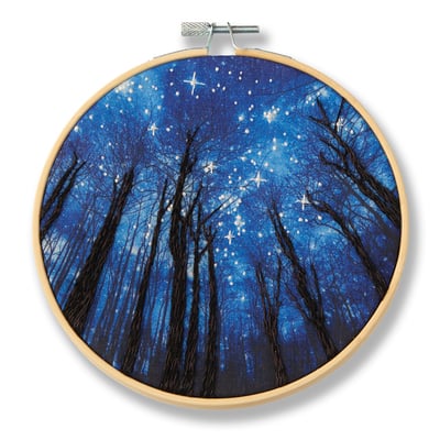 Night Sky Embroidery Kit by Loops & Threads® | Michaels