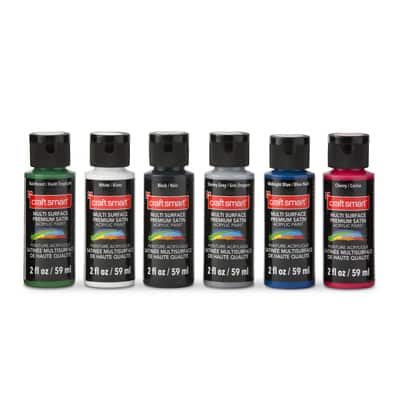 Basic Colors Premium Satin Acrylic Set by Craft Smart® | Michaels