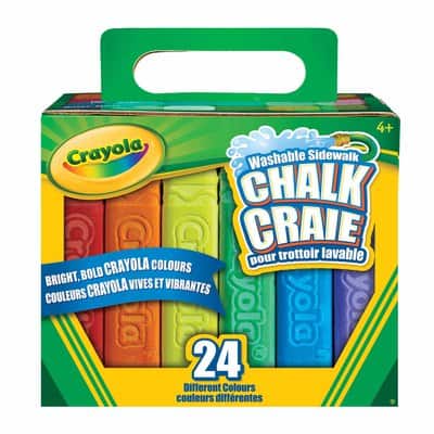Crayola® Washable Sidewalk Chalk Set, 24ct. | Michaels