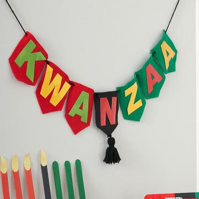 Kids Kwanzaa Felt Banner | Projects | Michaels