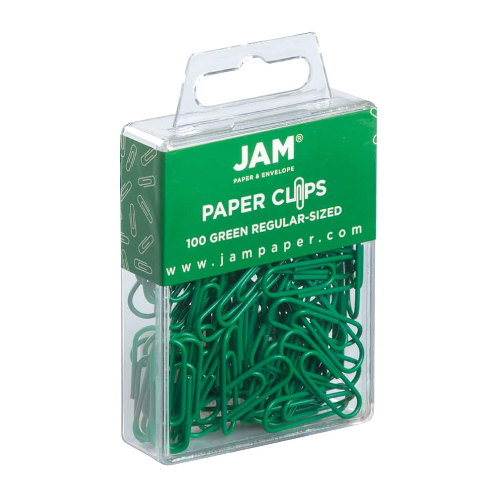 JAM Paper 1" Colorful Standard Paper Clips, 2 Packs of 100 | Michaels