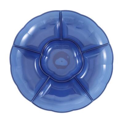 12" Divided Tray by Celebrate It™, Color: Blue | Michaels