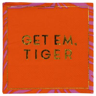 Pink Jungle Get Em Tiger Paper Beverage Napkins, 20ct. by Celebrate It ...