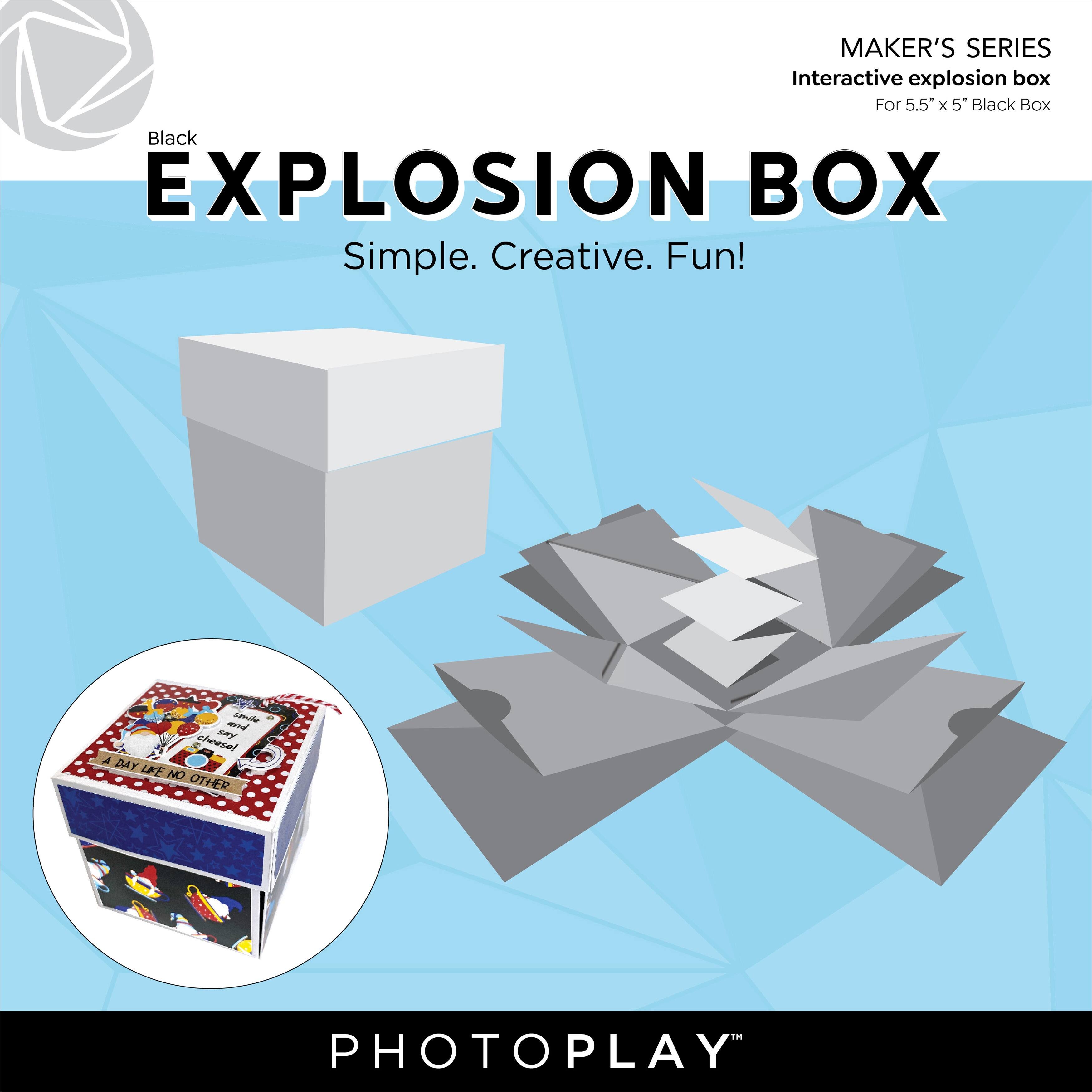 PhotoPlay Black Explosion Box | Michaels