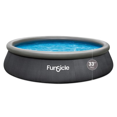 Funsicle 13ft. QuickSet Designer Pool Above Ground Inflatable Pool Set ...