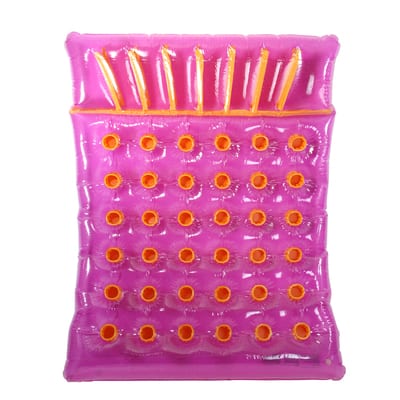 6.5ft. Inflatable Purple Double Mattress Swimming Pool Float | Michaels