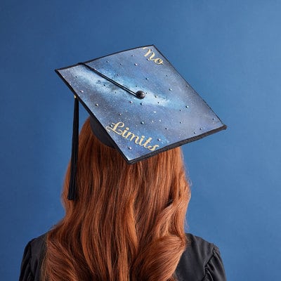 Cosmic No Limits Graduation Cap | Projects | Michaels