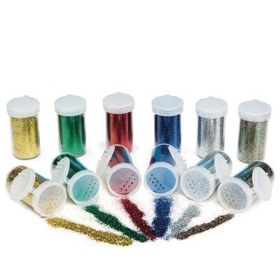 Color Splash!® Assorted Glitter, 3/4oz., 12ct. | Michaels