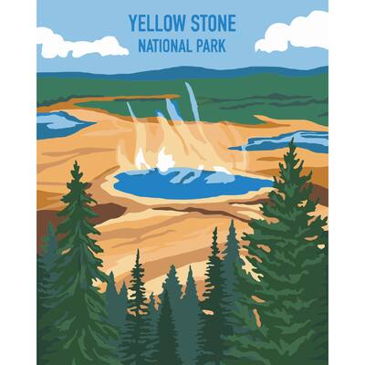 Yellowstone Paint-by-Number Kit by Artist's Loft® | Michaels