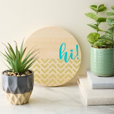 Permanent Vinyl "Hi" Sign | Projects | Michaels