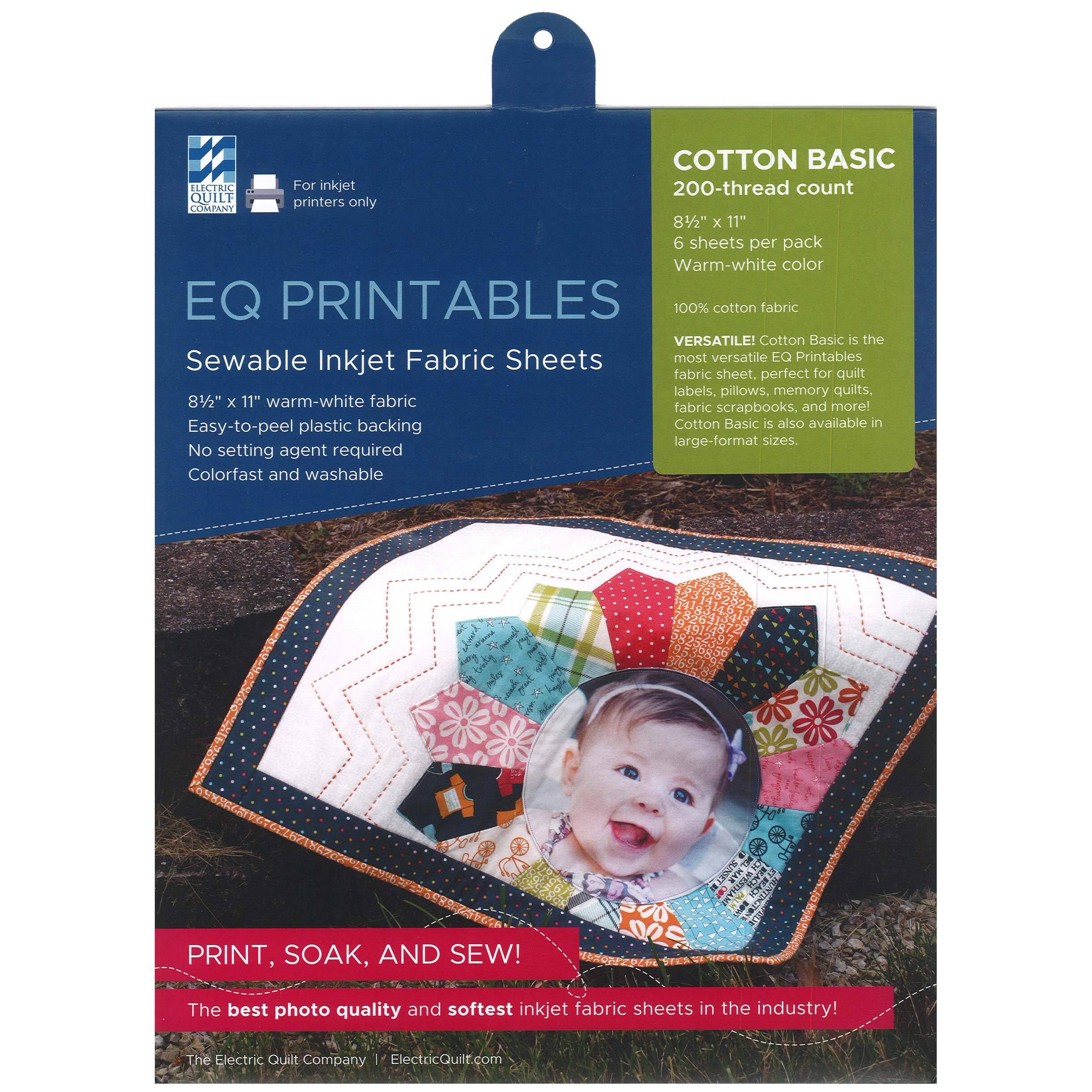 Electric Quilt® Cotton Basic Inkjet Printables, 6ct. | Michaels