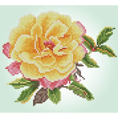 Diamond Dotz® Watercolour Rose Diamond Painting Kit | Michaels