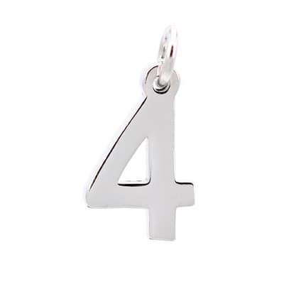 Sterling Silver Number Charm by Bead Landing™ | Michaels