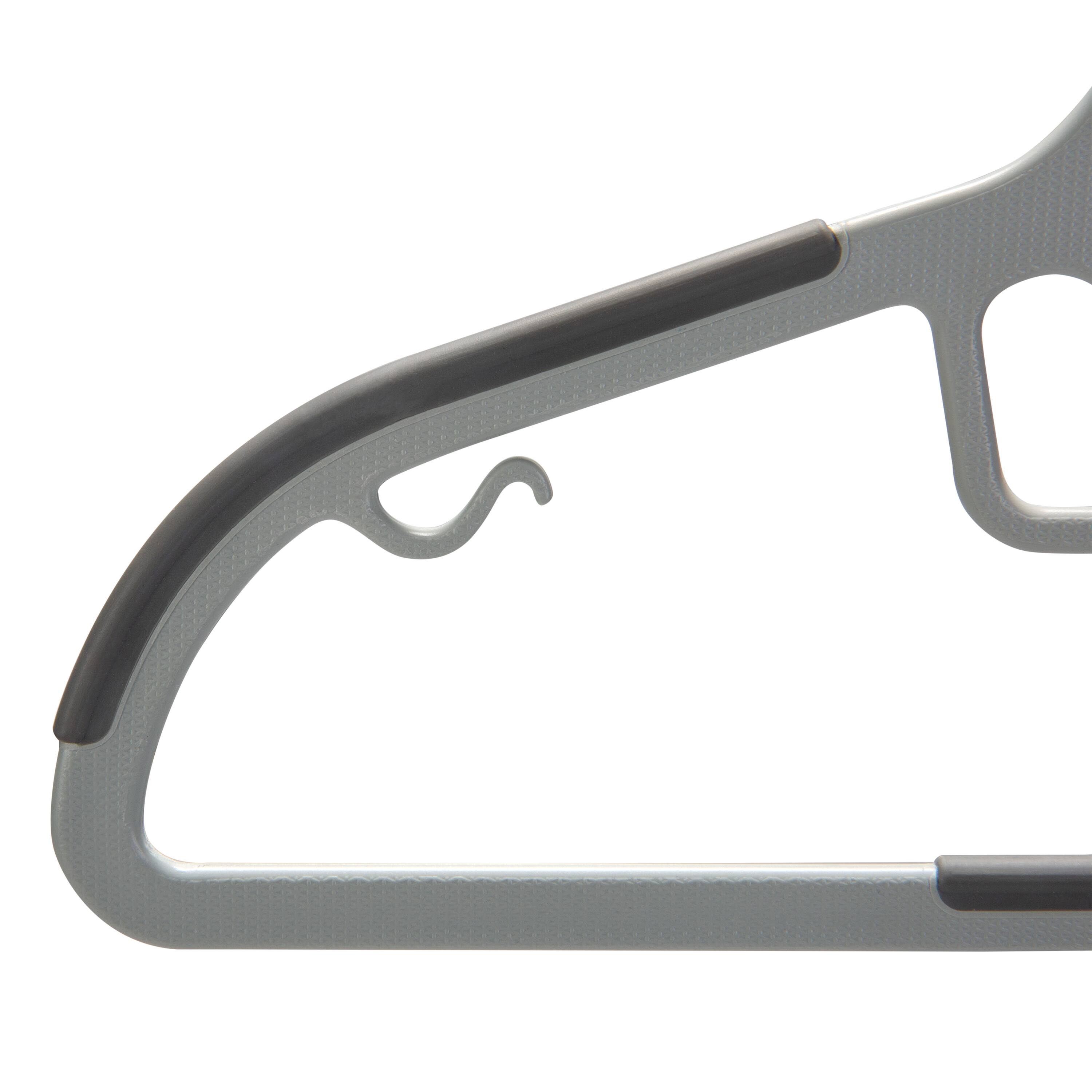 Simplify Kids Collar Saver Ultimate Hangers, 12ct., Color: Light Gray ...