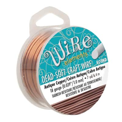The Beadsmith® Wire Elements™ 18 Gauge Tarnish Resistant Round Soft ...