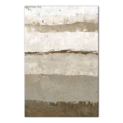 Neutral Stripes 24" x 36" Canvas Wall Art | Michaels