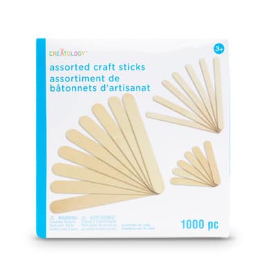 Buy in Bulk - 10 Packs: 1,000 ct. (10,000 total) Mixed Craft Sticks by ...