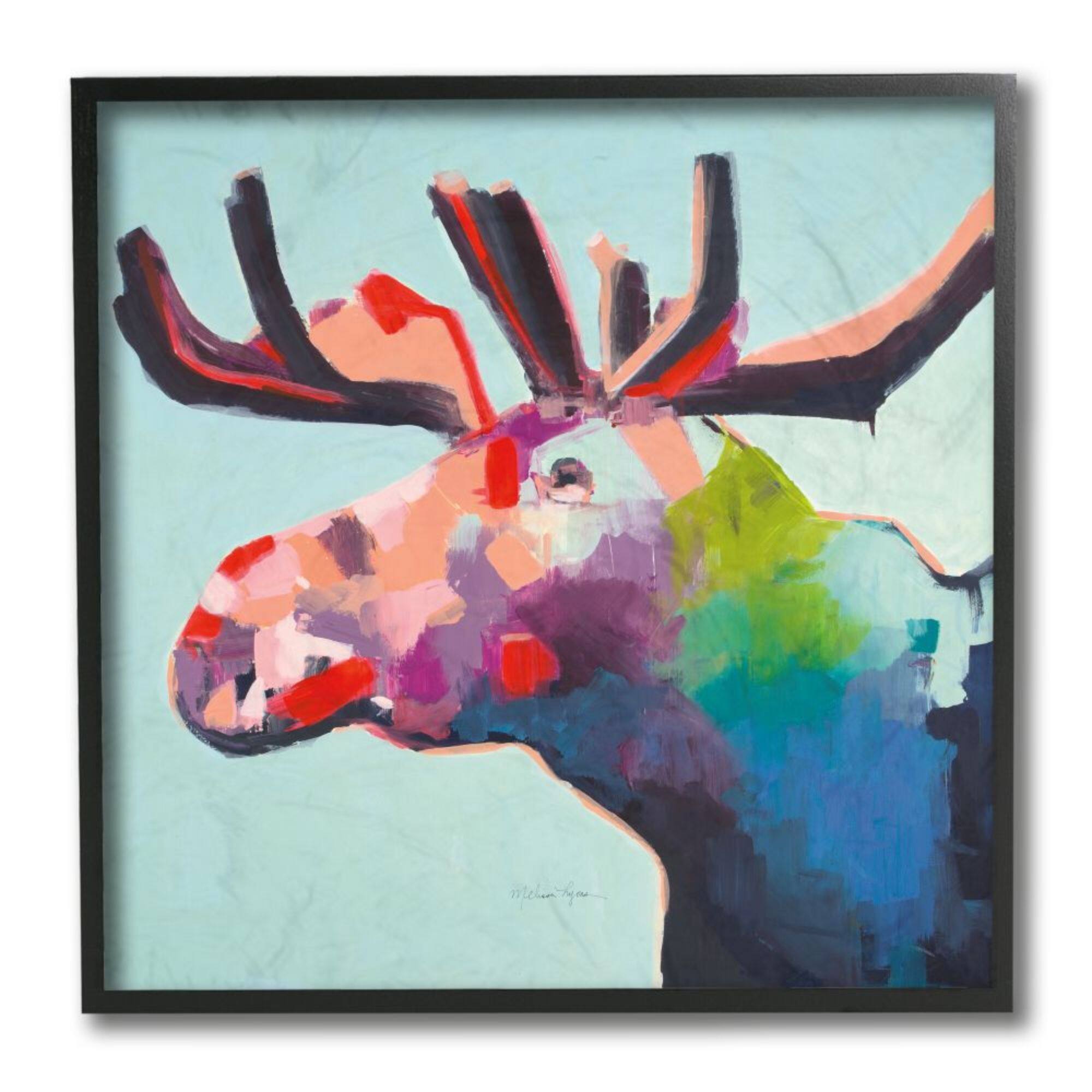 Abstract Moose Painting