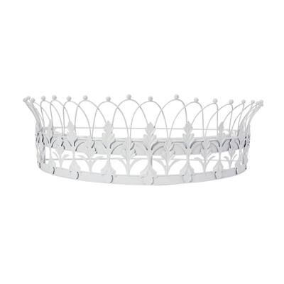 Hello Honey® 29" Metal Curtain Crown, Color: White | Michaels