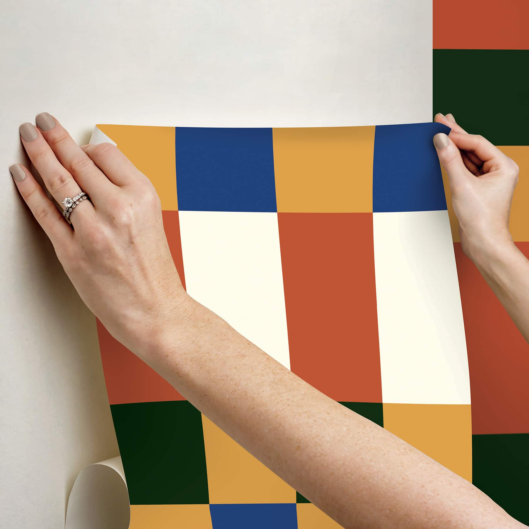 RoomMates Emily Rayna Framework Peel & Stick Wallpaper | Michaels