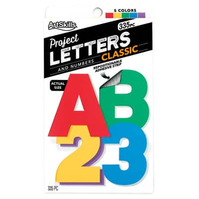 ArtSkills® 2.5" Classic 335 Piece Paper Poster Letter Set | Michaels
