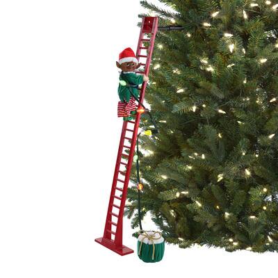 3.5ft. Animated Super Climbing Elf | Michaels