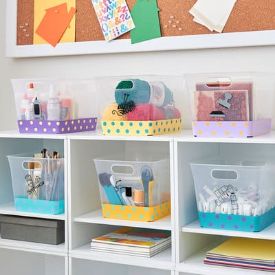 Craft Supply Totes | Projects | Michaels