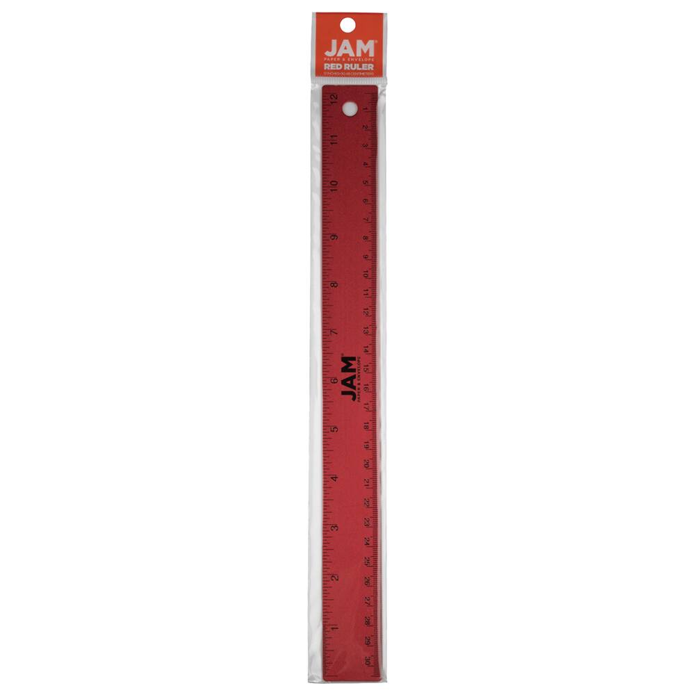 JAM Paper Metallic Stainless Steel Ruler | Michaels