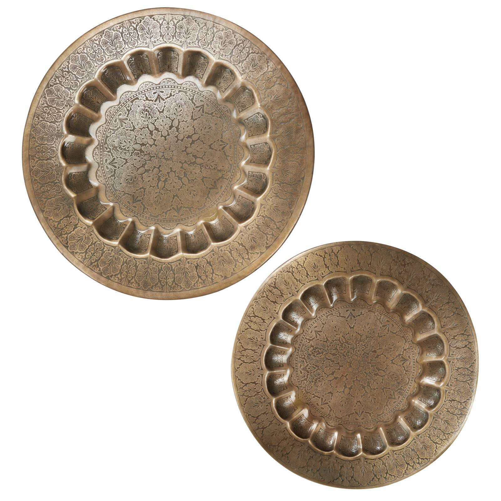 Bronze Metal Plate Eclectic Wall Décor Set | Michaels
