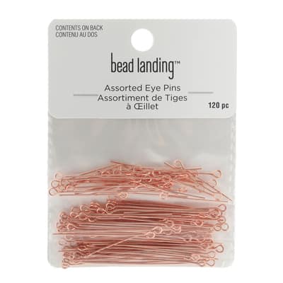 Buy in Bulk - 12 Packs: 120 ct. (1,440 total) Eye Pins Mix by Bead ...