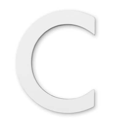 5.5" White MDF Letter by Make Market®, Color: C | Michaels