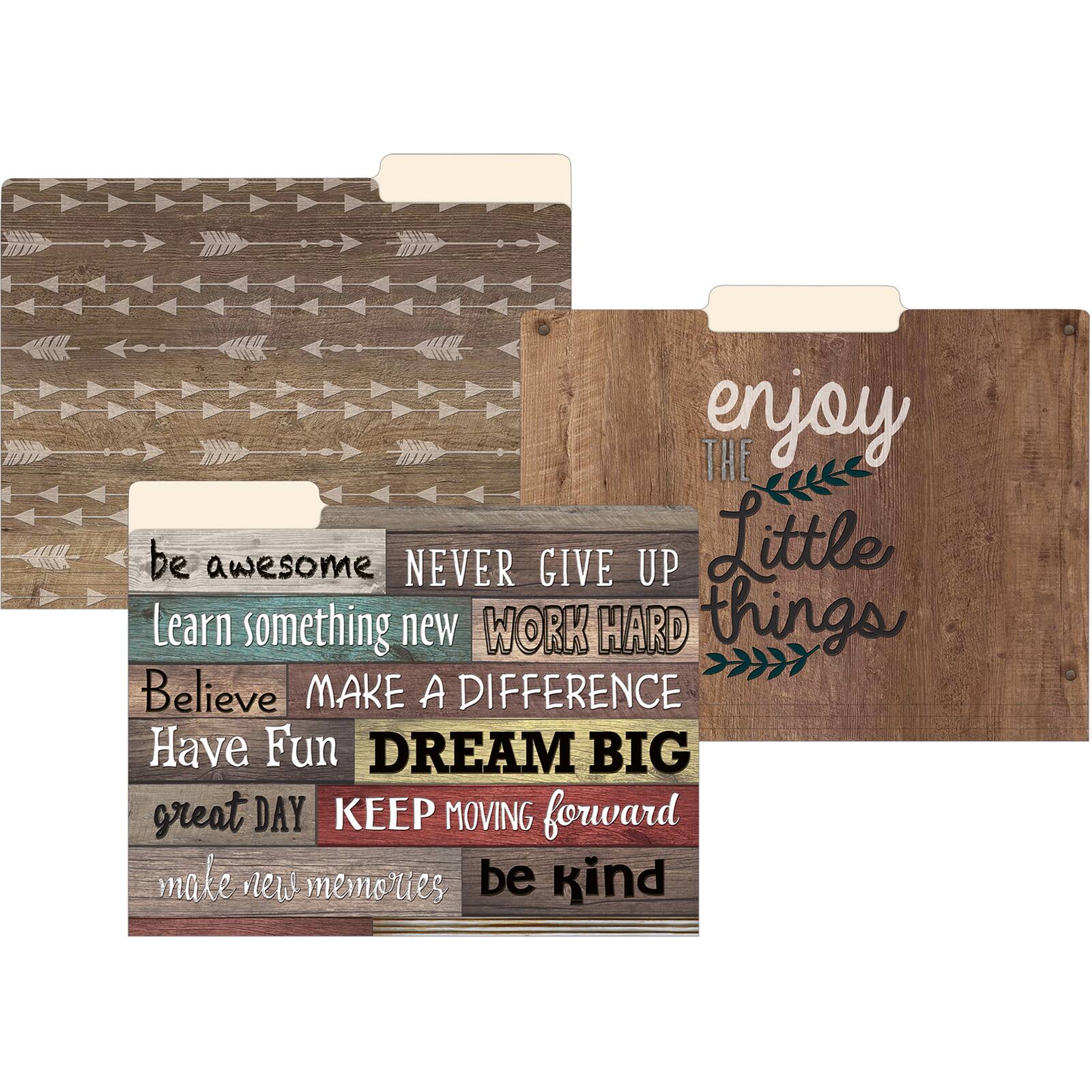 Teacher Created Resources Farmhouse Chic File Folders, 2 Packs of 12 ...