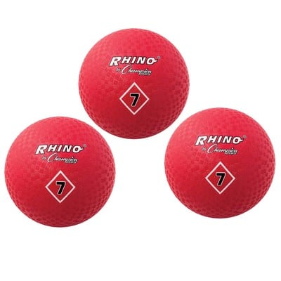 Champion Sports Rhino® 7" Red Playground Ball, 3ct. | Michaels