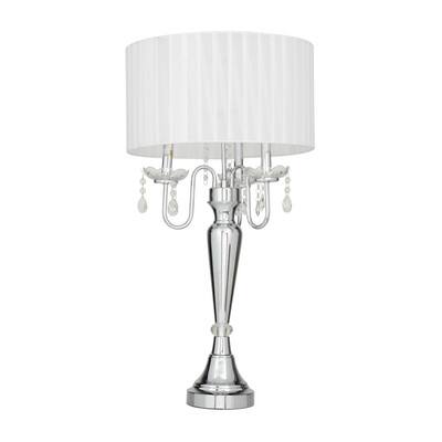 Silver Metal Table Lamp 16" x 16" x 31" | Michaels
