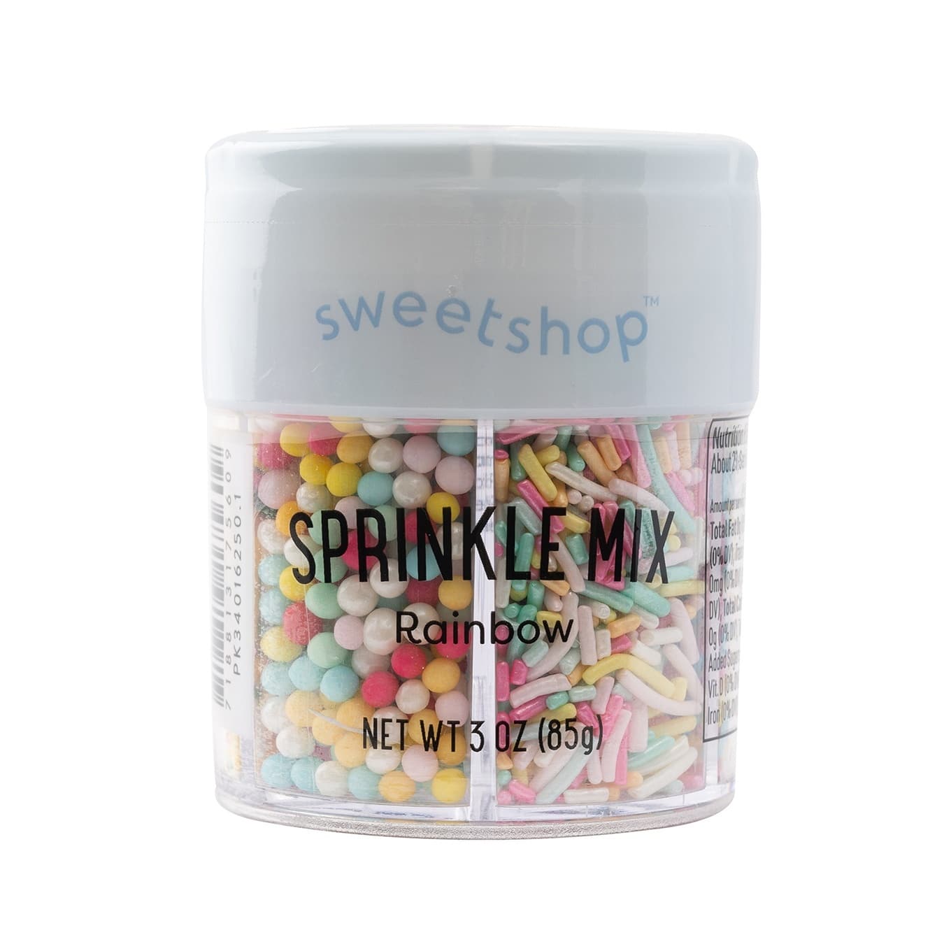 Sweetshop™ Rainbow Sprinkle Mix 6 Cell Jar, 3oz. | Michaels