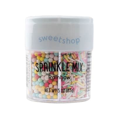 Sweetshop™ Rainbow Sprinkle Mix 6 Cell Jar, 3oz. | Michaels