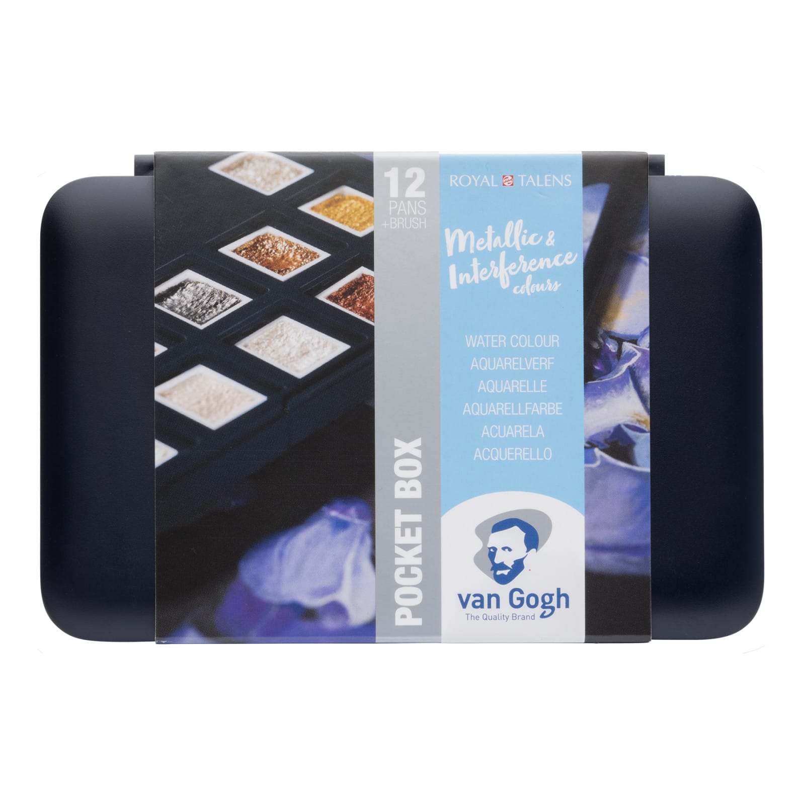 Van Gogh Metallic Watercolor Pocket Box Set | Michaels