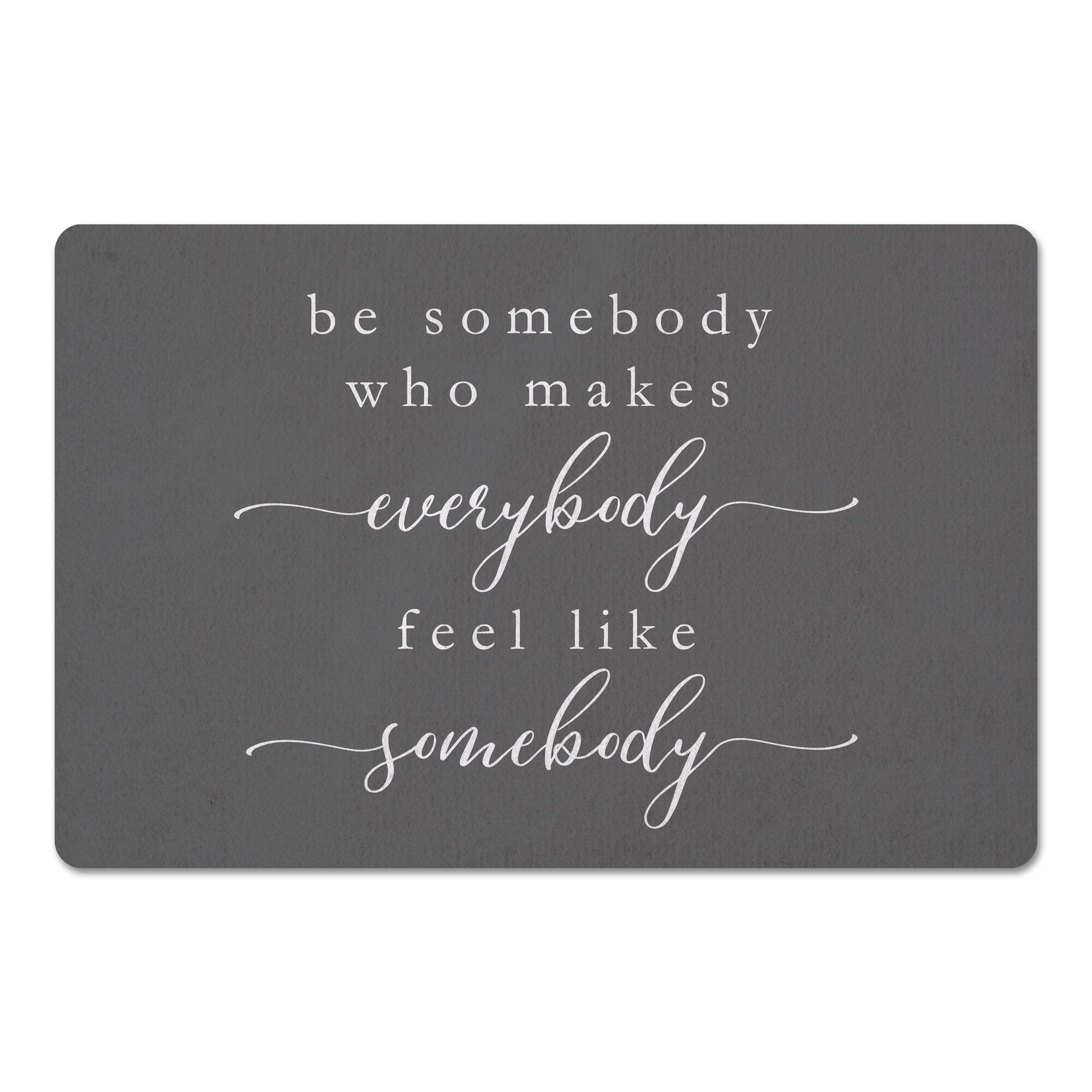 Be Somebody 18" x 27" Floor Mat | Michaels