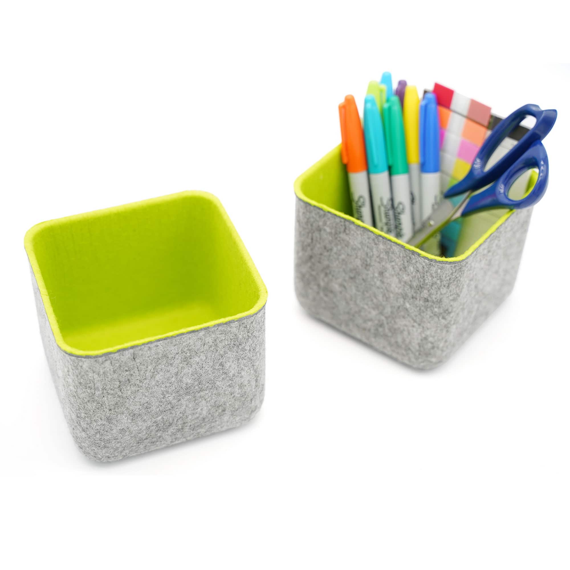 Welaxy Felt 2 Piece Storage Cubes | Michaels