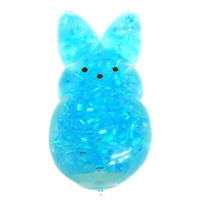 PEEPS® Blue Bunny Tinsel Squeeze Toy | Michaels