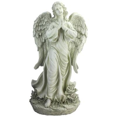 24.5" Light Olive Green Praying Angel Garden Statue | Michaels