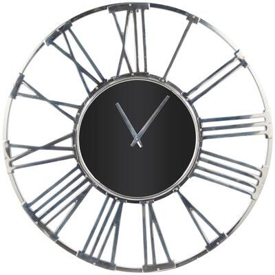 Aluminum Open Frame Geometric Wall Clock | Michaels