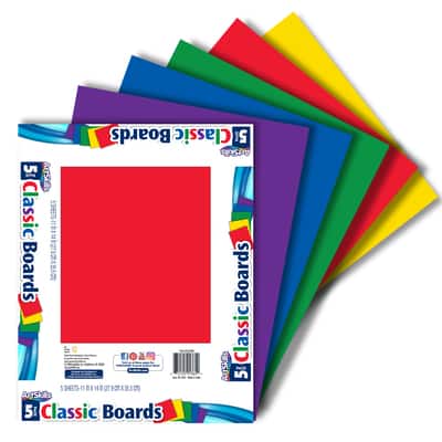 ArtSkills® 11" x 14" 5 Color Poster Board Set | Michaels